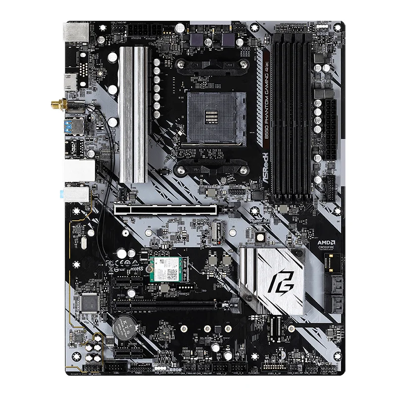 Motherboard ASROCK B550 Phantom Gaming 4/ac, Chipset AMD B550, Socket ...
